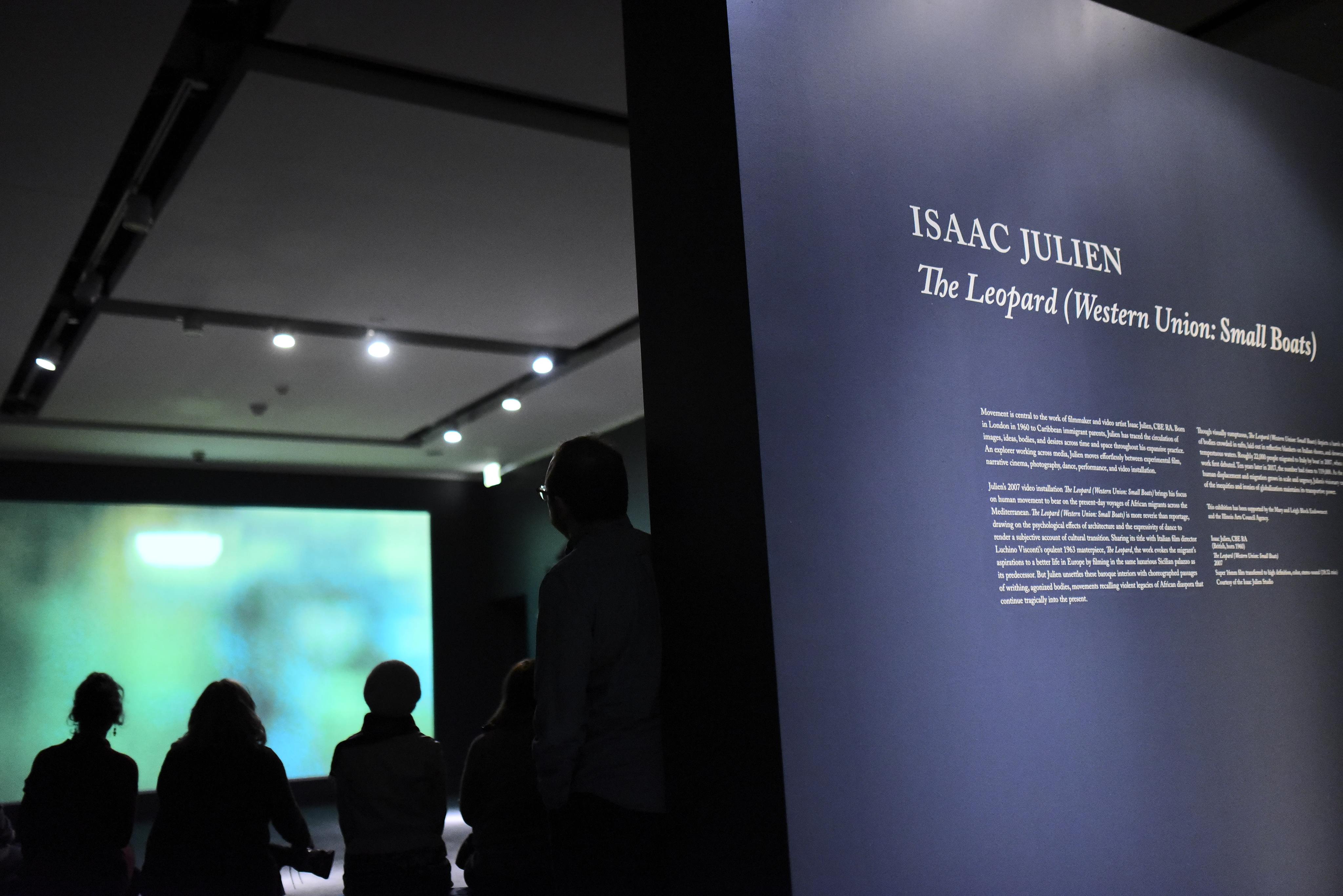 Performers activate Isaac Julien's "The Leopard (Western Union: Small ...
